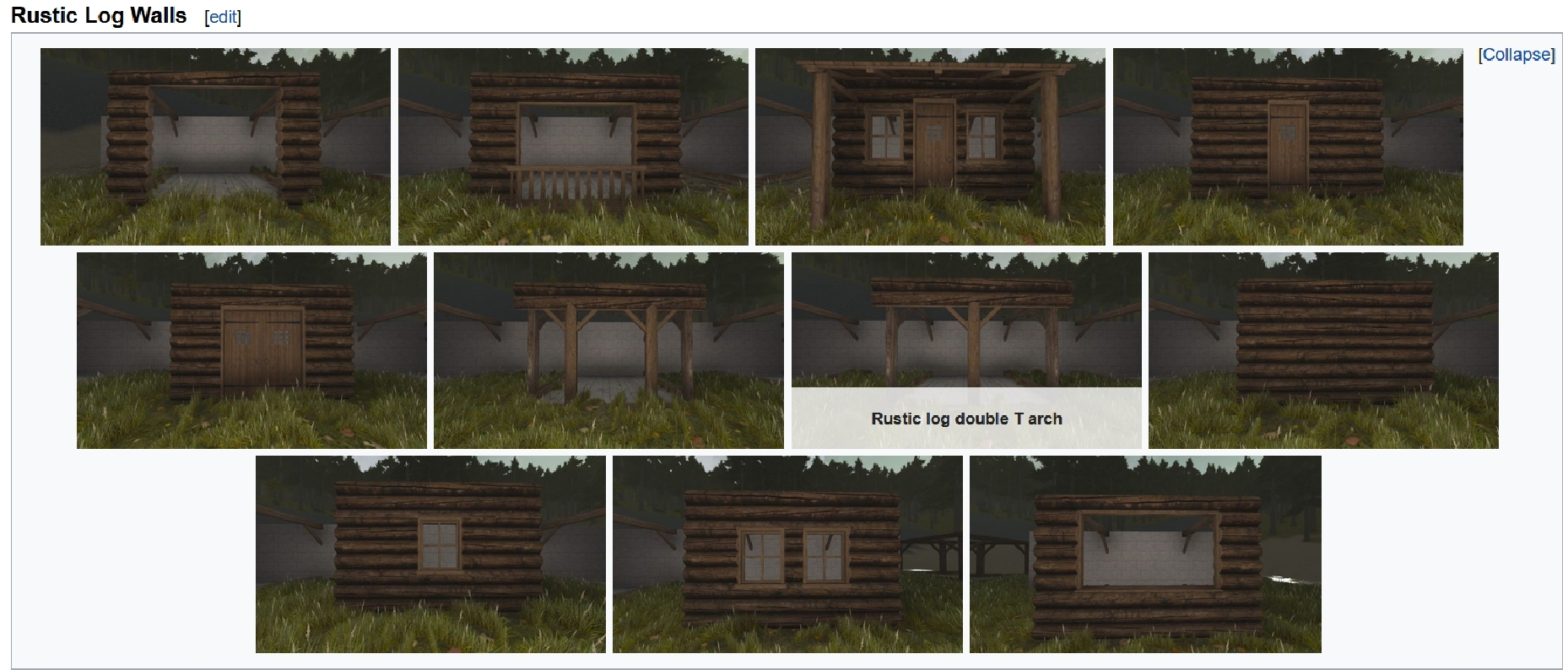 Single T arch pics - log walls - Wurmpedia / Wiki Maintenance - Wurm ...