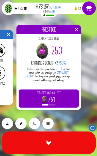 Should I prestige? : r/EggInc