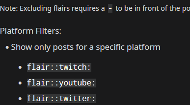 how do i highlight text in a comment/whats the format command? thx : r/help