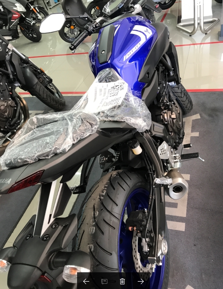 Presentacion de mi nueva Primera moto - MT-07 Azul (2017) - Forocoches