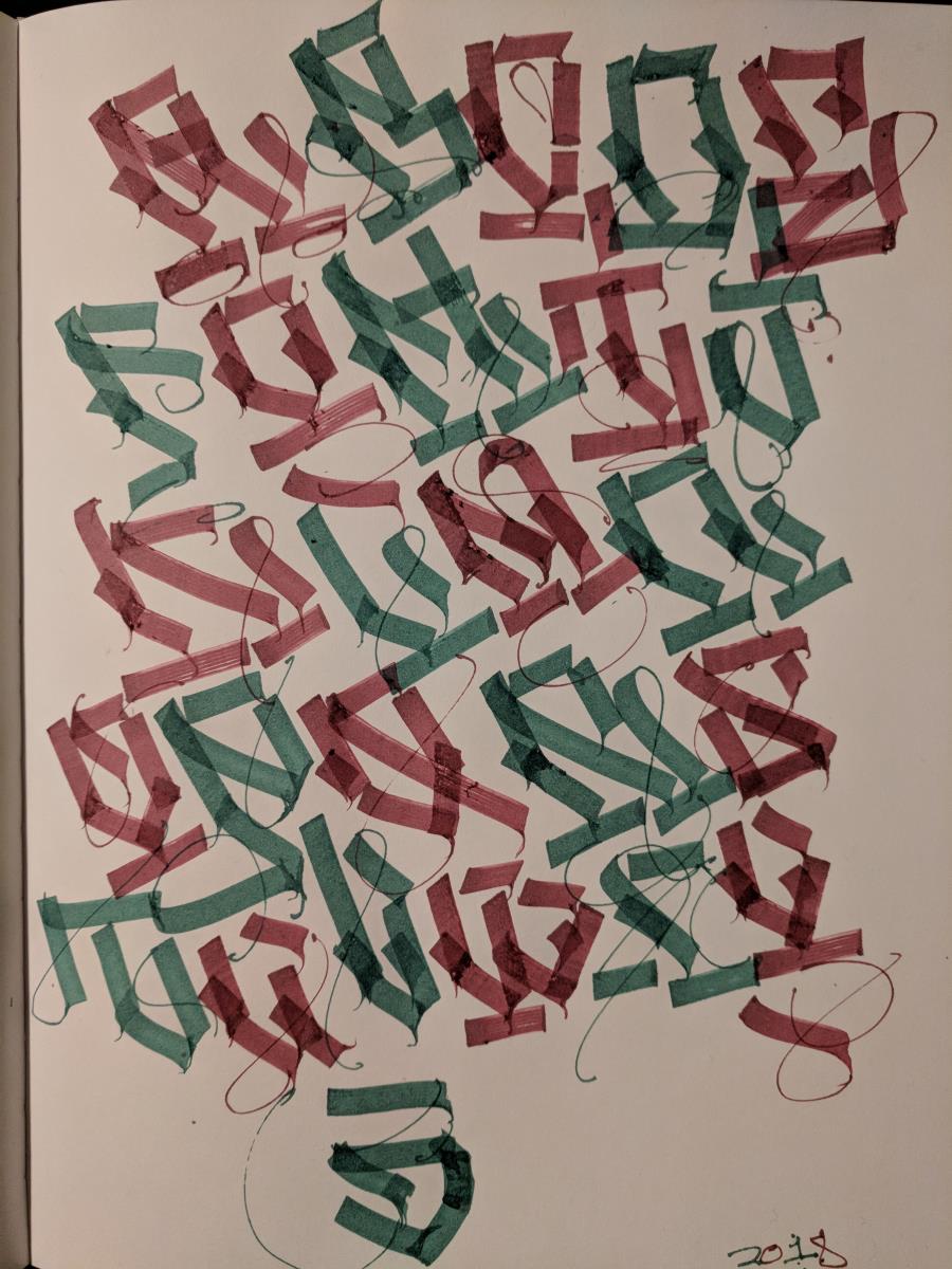 Quick and messy alphabet : r/calligraffiti