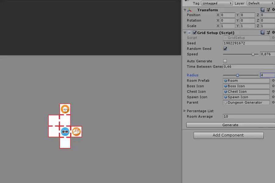 GitHub - TheHunterJPScripts/2dDungeonGenerator: Unity Package: Simple 2d dungeon generator ...