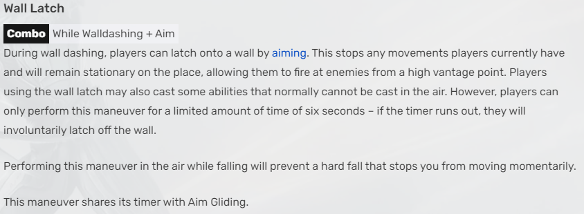 Evasion from air gliding / wall latching - Players helping Players ...