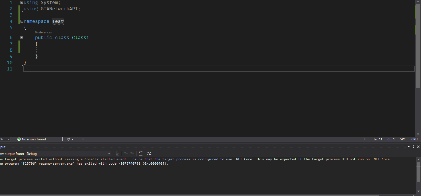 [C# Server] Server.exe shuts down immediately after launch on Visual Studio - Scripting - RAGE ...