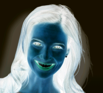 ELI5: Why do color inversed images of faces look so creepy? : r ...