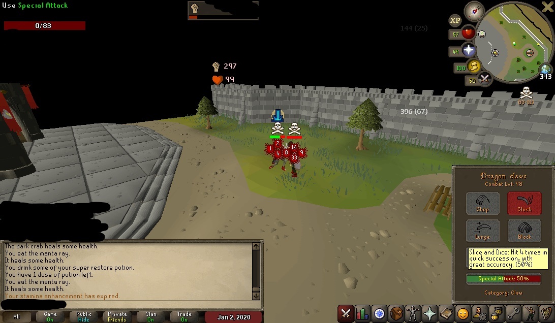 Almost maxed 60 attack piety med level (60-96-70) (low hp) | Sell ...