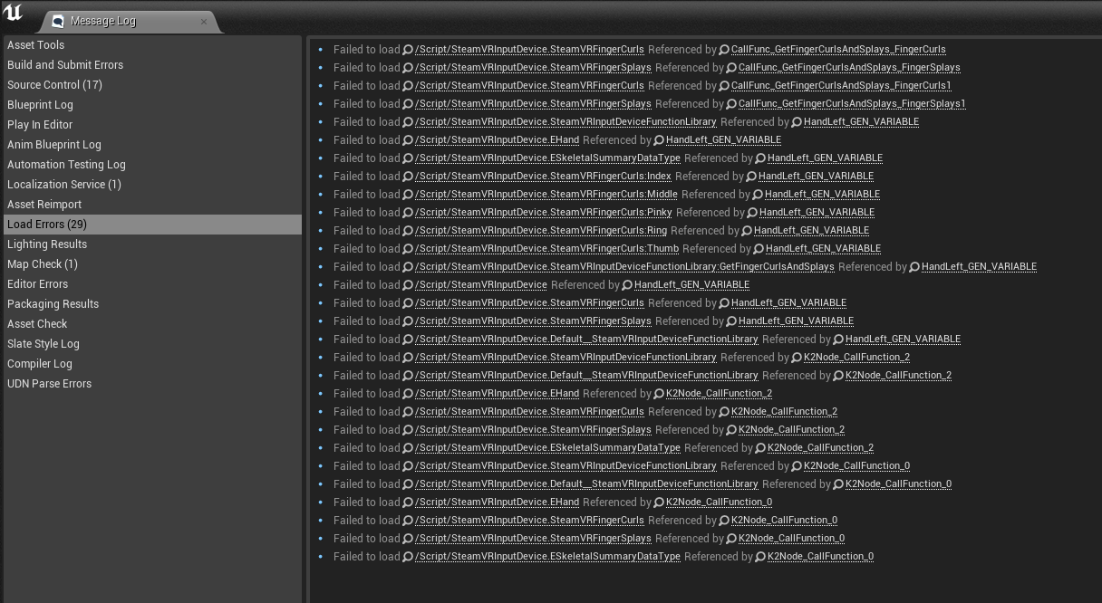 Nodes "require refresh" upon reopening project · Issue #62 · ValveSoftware/steamvr_unreal_plugin ...
