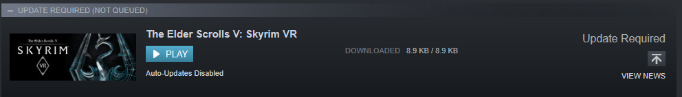 Anyone else get Steam "updates" like this constantly? : r/skyrimvr