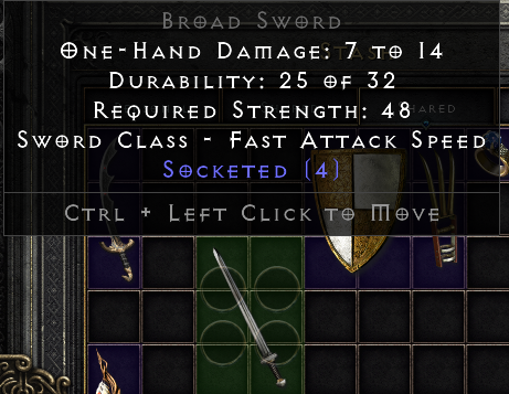 Can I make a spirit runeword with this sword? : r/Diablo