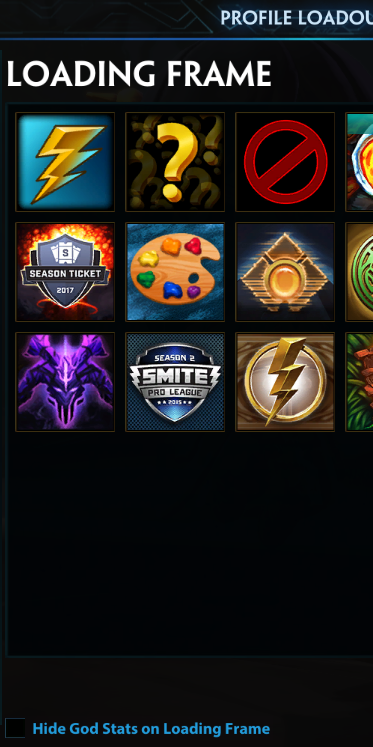 Is anyone else’s stats not showing on loading frame since update? : r/Smite