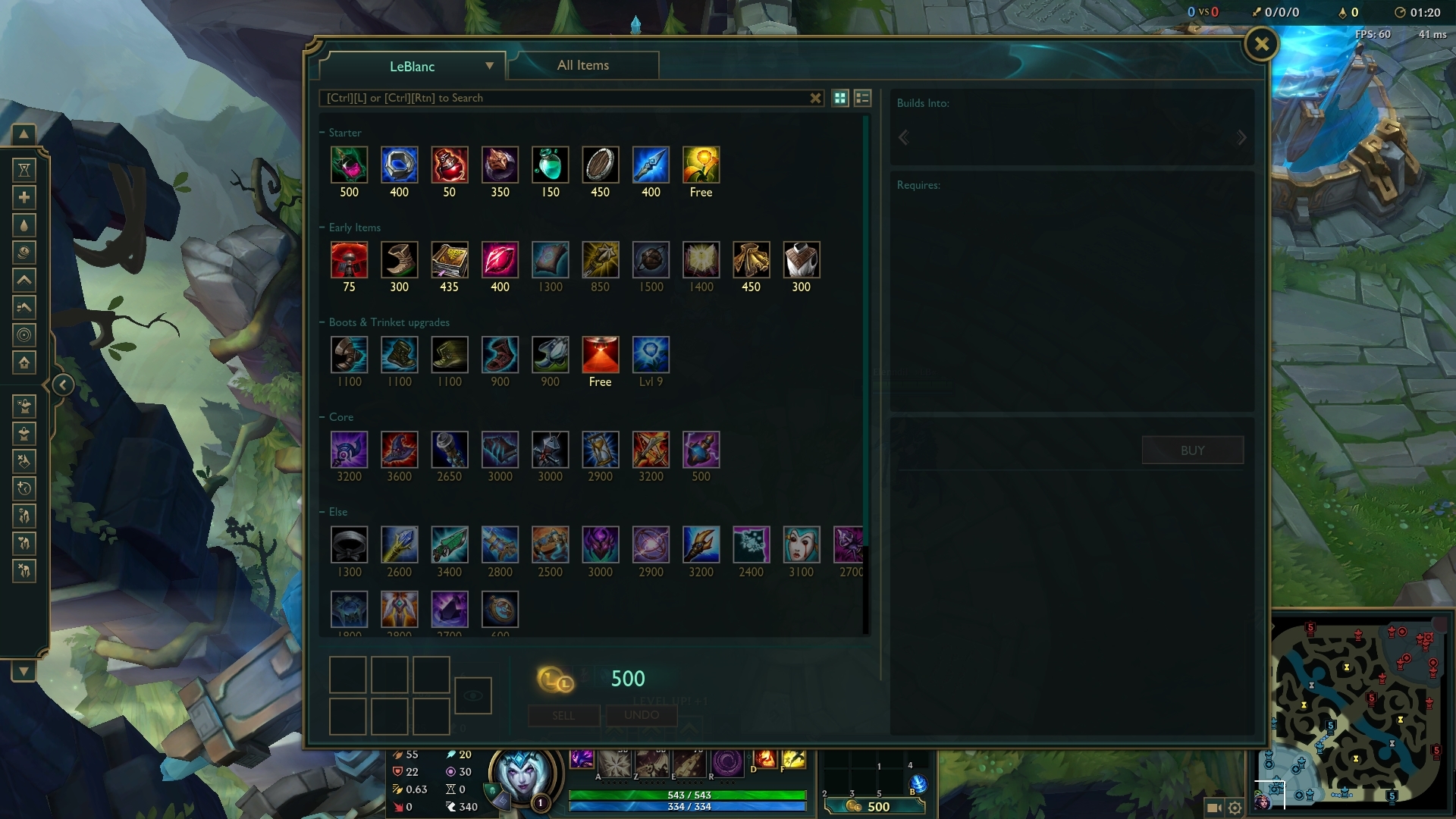 Recommended items for LeBlanc : r/LeBlancMains
