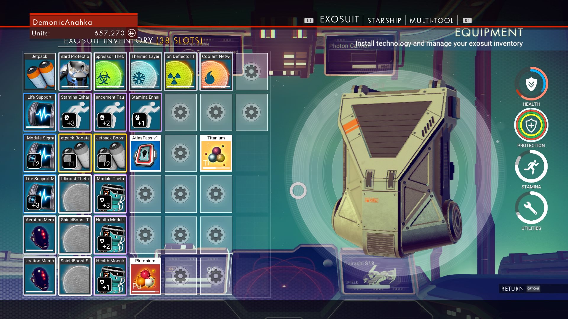 *example* efficient inventory setup : r/NoMansSkyTheGame