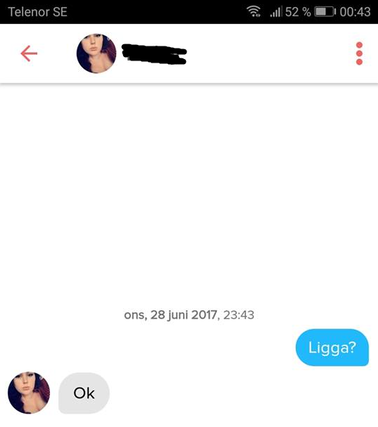 I prefer the more direct method : r/Tinder