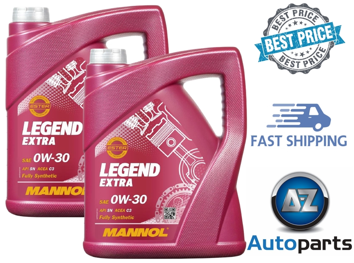 2x 5L Legend Extra 0W30 Car Engine Motor Oil Synthetic Longlife ...
