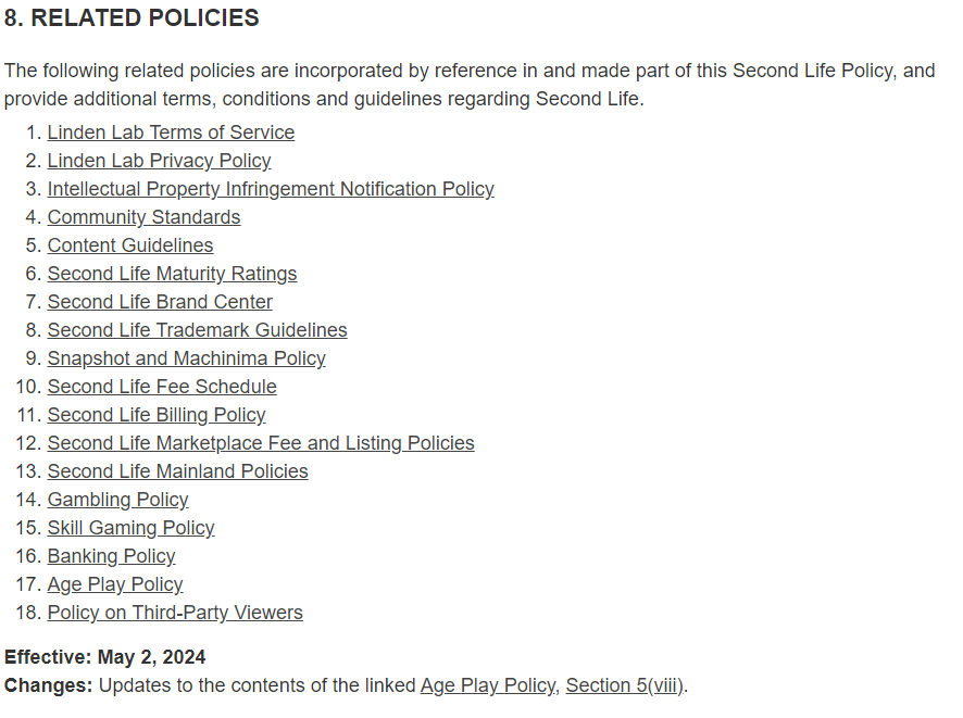 So I looked up the new ToS... - General Discussion Forum - Second Life ...