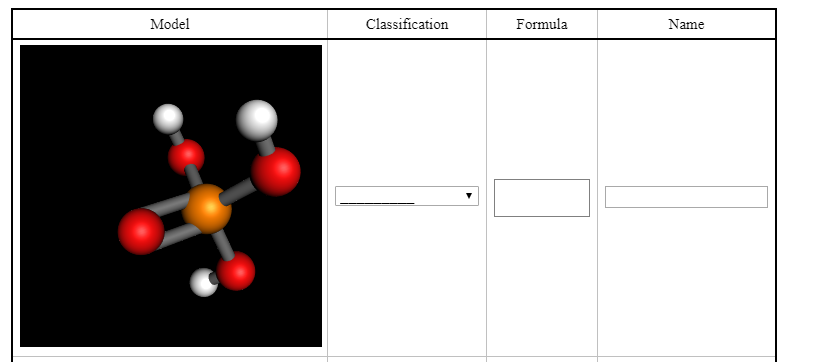Solved Model Classification Formula Name | Chegg.com