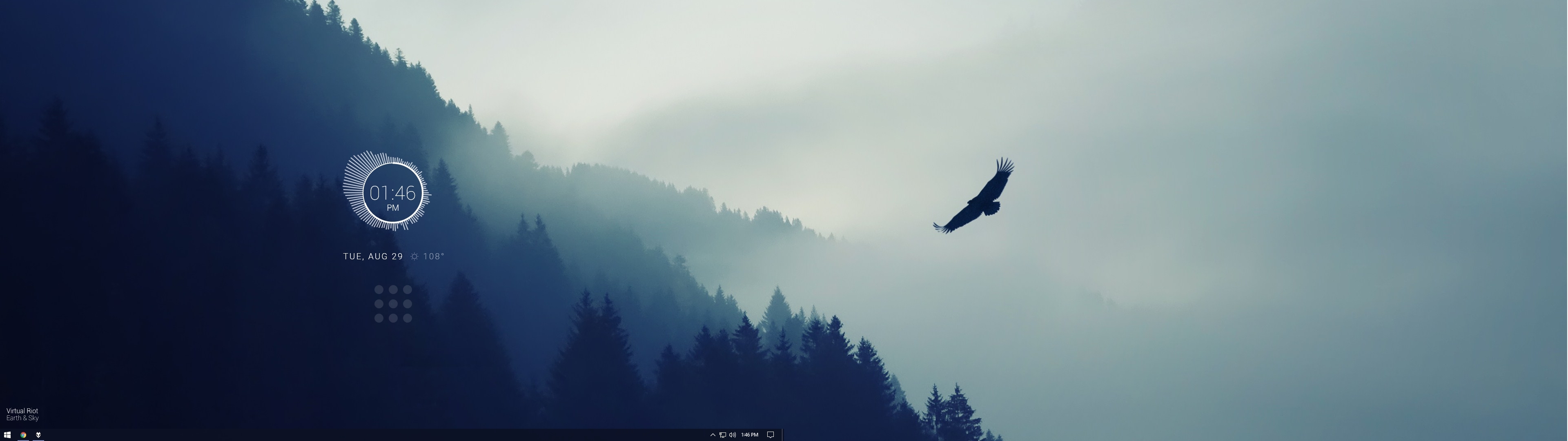 Simple mountain theme : r/Rainmeter