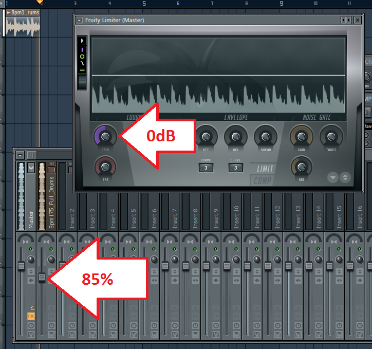 HEADROOM: Turning the faders down or reducing the gain on the master ...