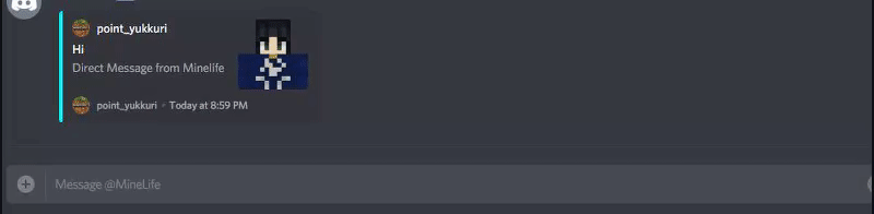 Minecord - Super DirectMessage with Discord | SpigotMC - High Performance Minecraft