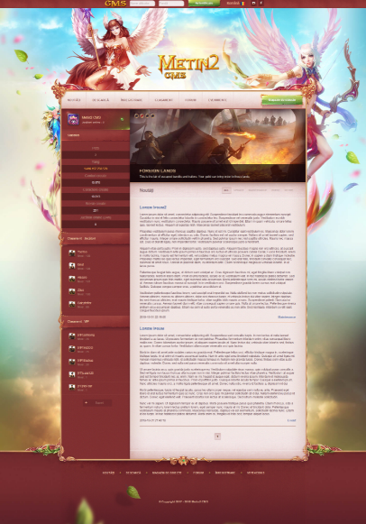 Homepage - Metin2 CMS Typhoon | Onforum.net - Web and gaming resource ...