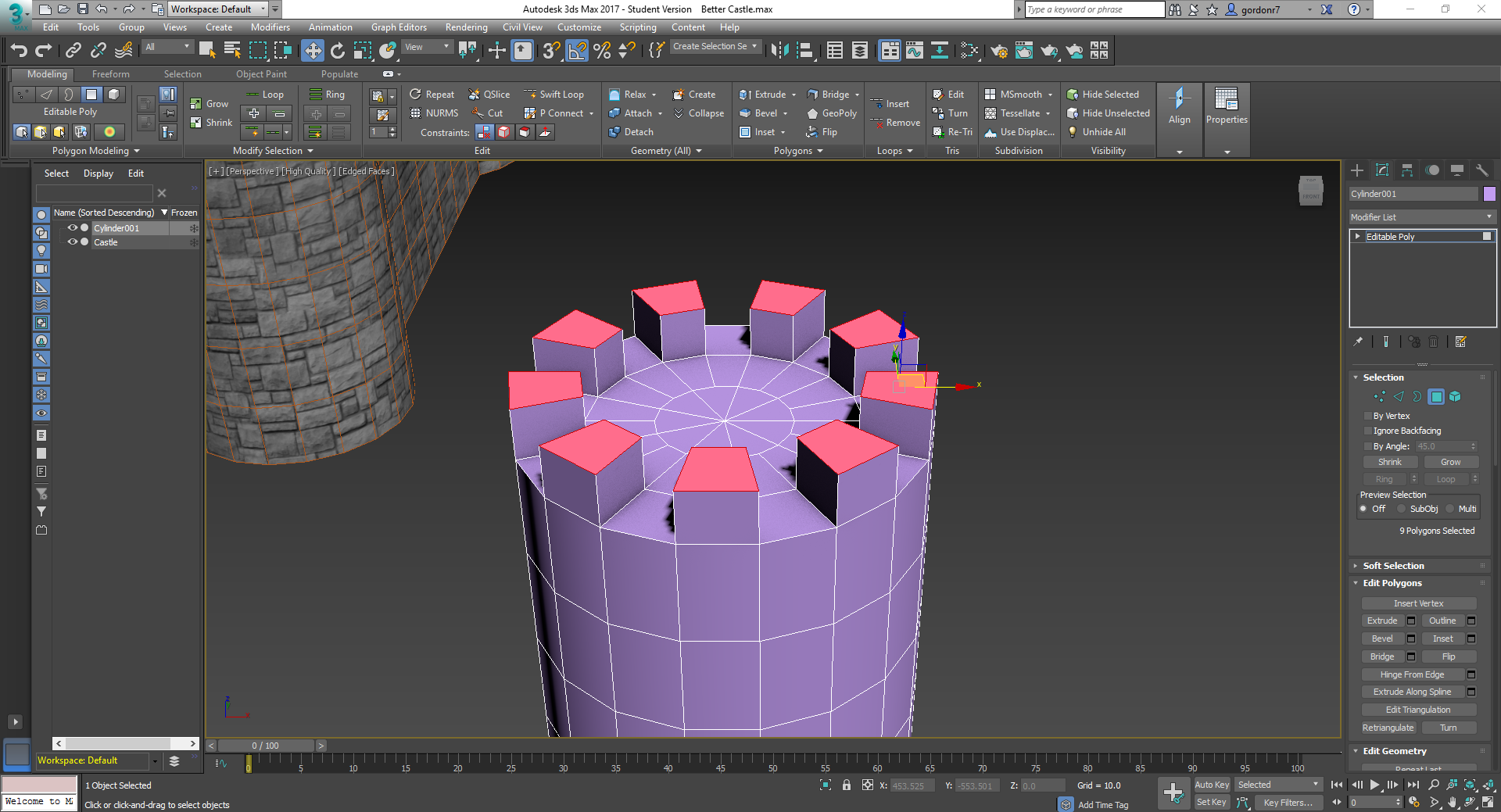 Advanced Modelling Task Explained – Games Technology BSc – Coventry