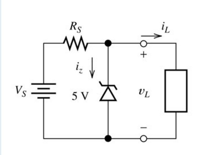 Solved A simple voltage regulator is shown in the figure | Chegg.com