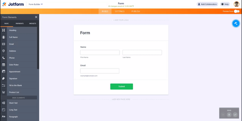 How to change the form layout from classic to card form?
