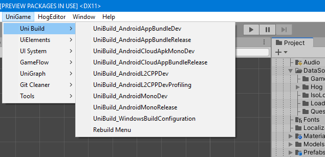 📦 UniGame Unity Scriptable Build Pipeline - com.unigame.unibuildpipeline | OpenUPM