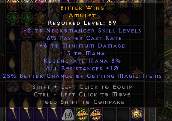 Sell Some Gg Crafted Caster Amulets - Topic - d2jsp