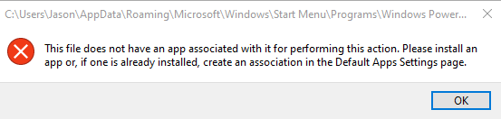 Question - "The specified path does not exist" | Tom's Hardware Forum
