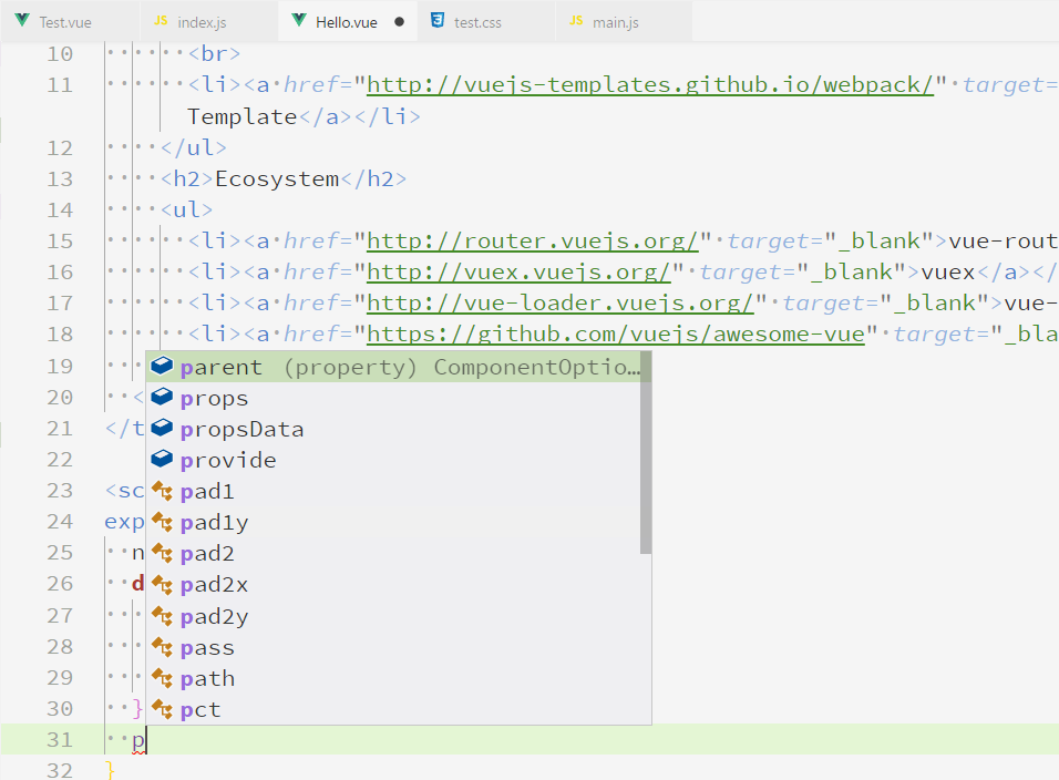Have A Problem About Class Compelete In Vue · Issue 26 · Ecmel Vscode Html Css · Github