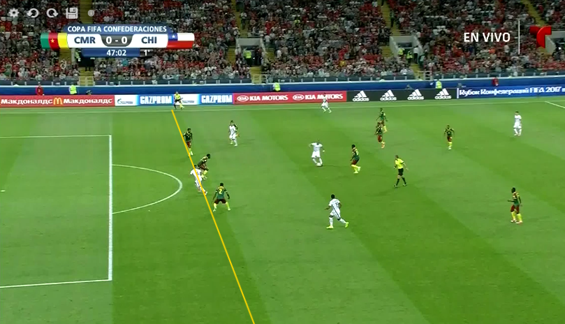 Chile dissallowed goal through VAR : soccer