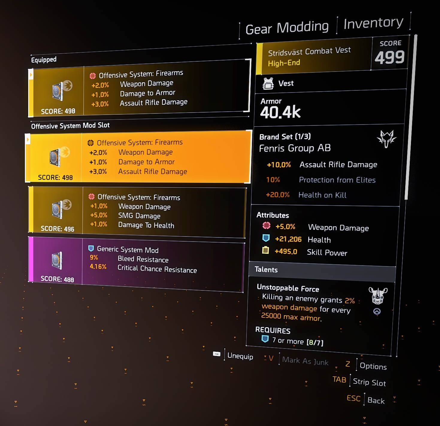 With the mod slot change, would it be best to forgo worrying about ...