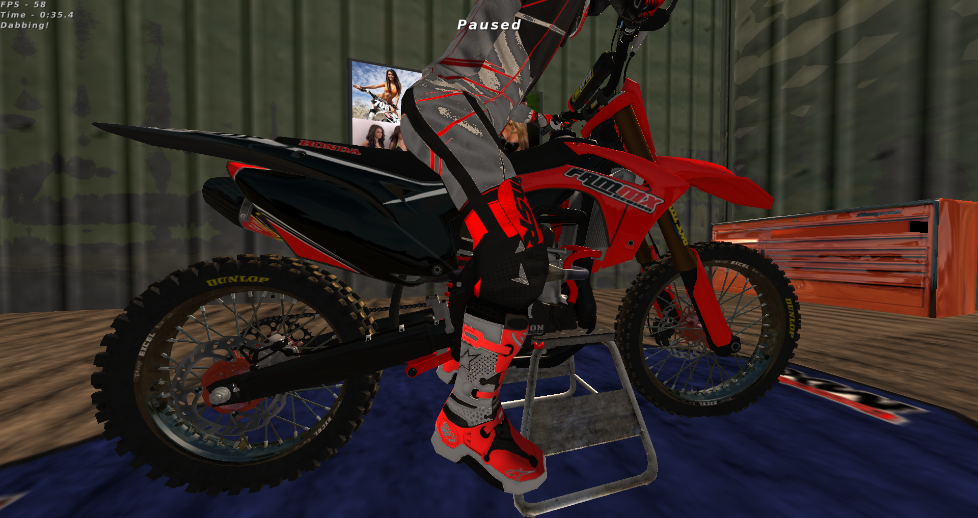 2016 Custom Honda - Made By Christian Reed - MX Simulator