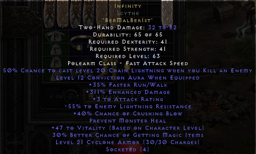 Infinity Non-eth -55 - Topic - d2jsp