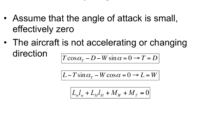 Understanding this equation for Steady, Level flight, and i can't find ...