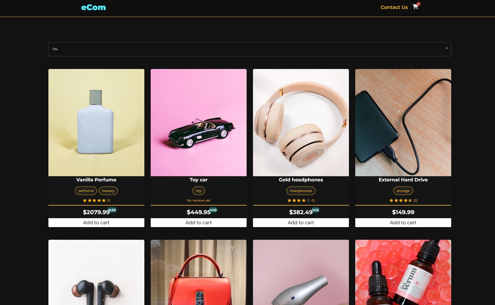 GitHub - skyfalir/eCom: Front-end-frameworks CA