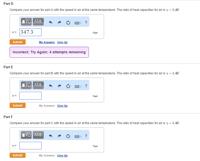 Solved At a temperature of 27^degree C, what is the speed of | Chegg ...