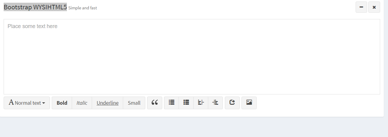 javascript - change position bootstrap-wysihtml5 - Stack Overflow
