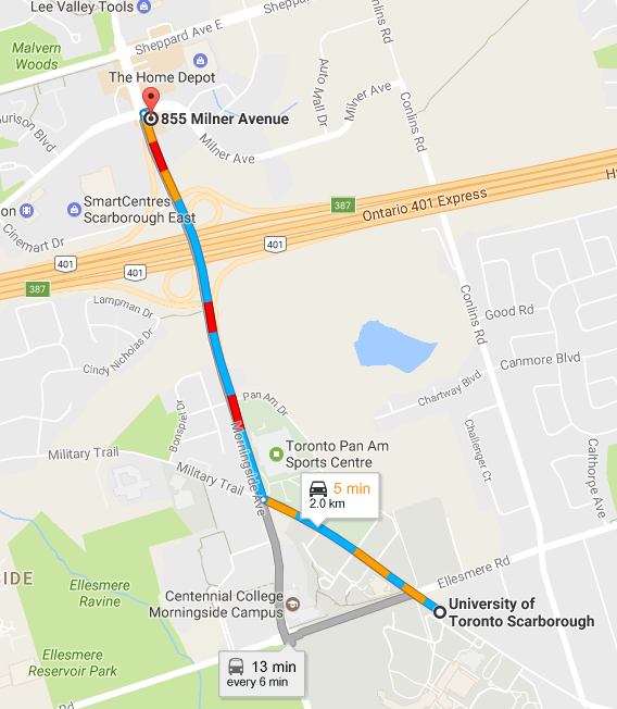 Can i use my tcard to go to the panam centre even though im not taking ...