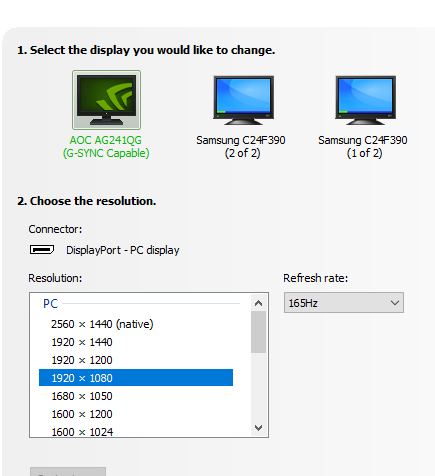 Triple Monitor different Resolutions : r/techsupport