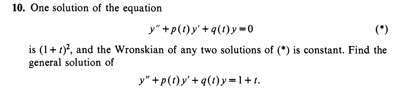 Solved 10. One solution of the equation is (1 , and the | Chegg.com