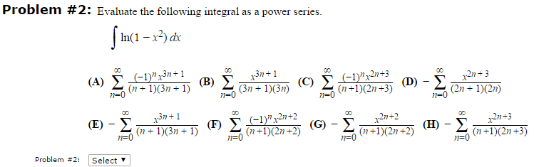 Solved Evaluate the following integral as a power series. | Chegg.com