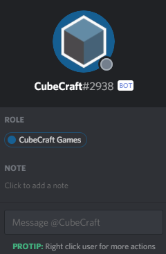 Discord Bot | CubeCraft Games