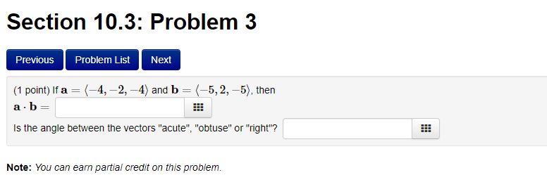 Solved Section 103 Problem3 Previous Problem List Next 1