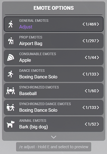 [Free] Emote Menu v2 - Over 1,000 emotes with many features! - FiveM ...