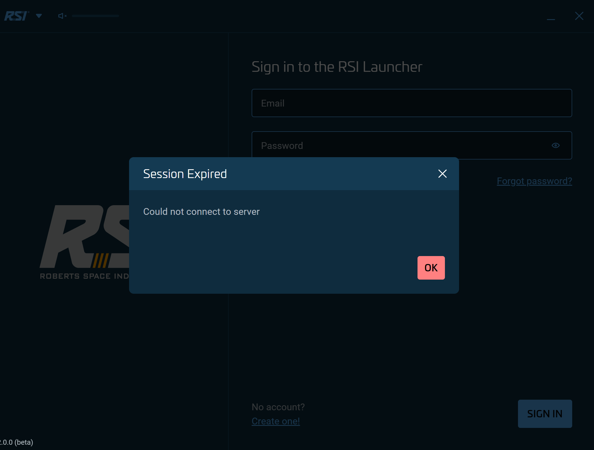 Can't log in to launcher? - Star Citizen Spectrum