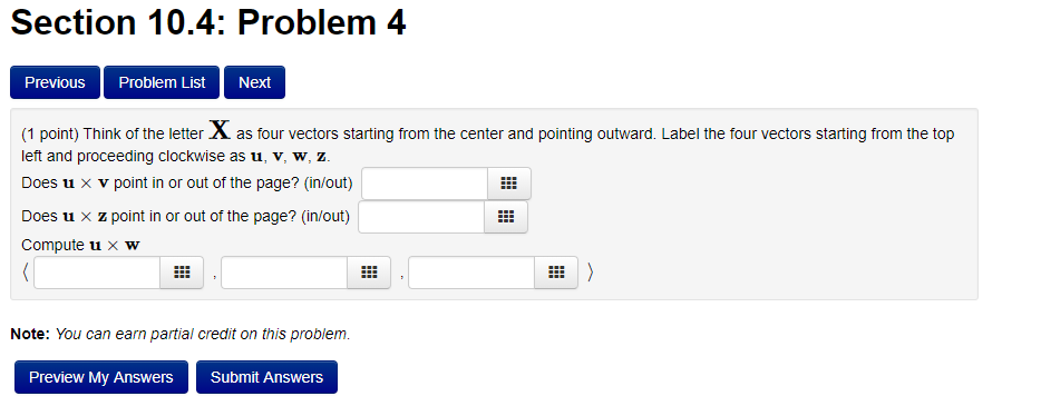 Solved Section 10.4: Problem 4 PreviousS Problem List Next | Chegg.com