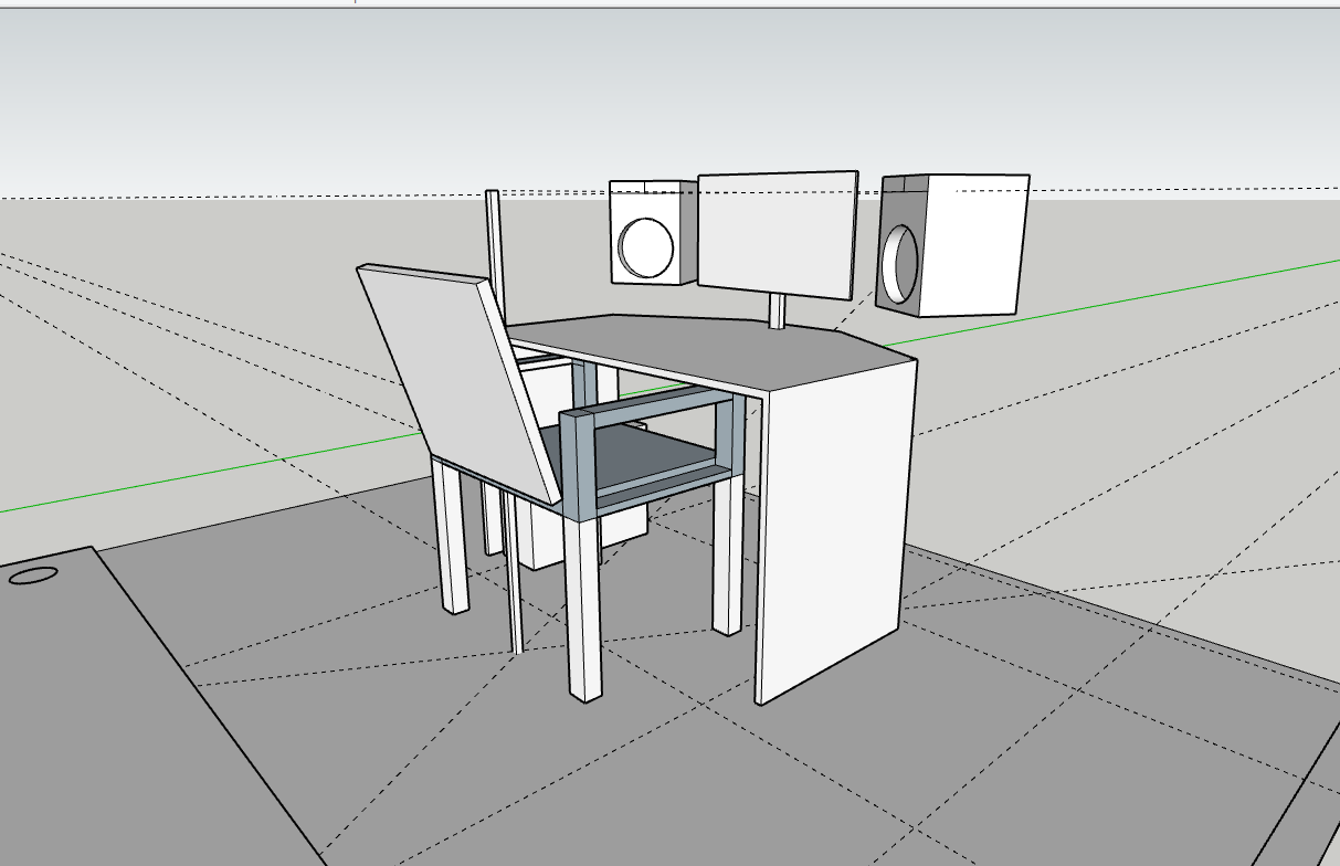 Building my 2nd desk. Opinions on sagging and stability? : r/woodworking