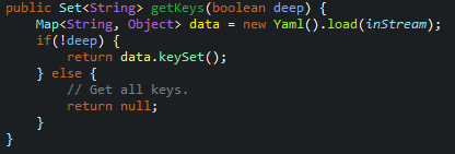 Java - SnakeYaml | Get all keys of a file - Stack Overflow